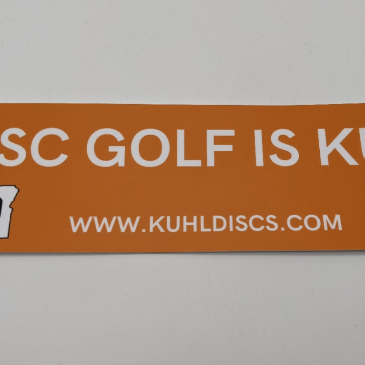 Disc Golf is Kuhl - Bumper Sticker | Kuhl Discs